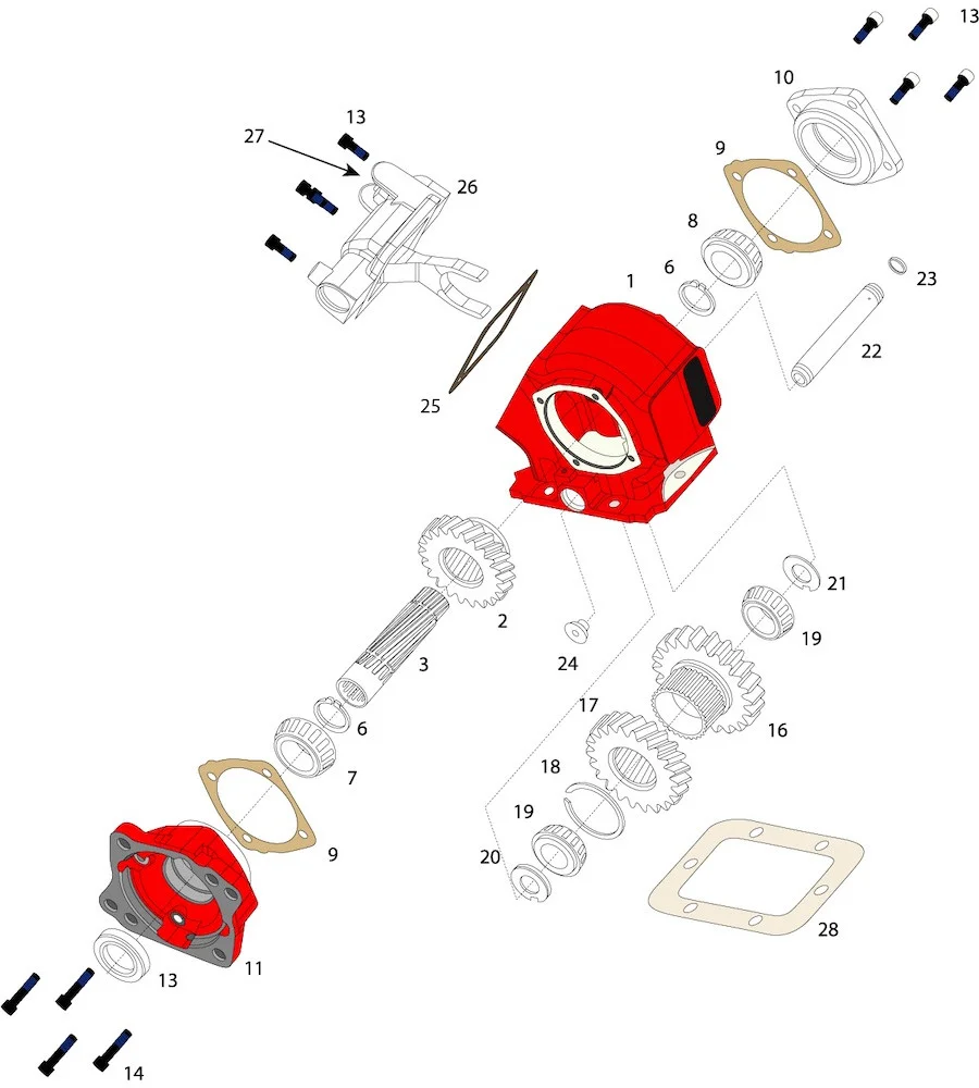 06 Bolts Power Take Offs | Chelsea PTO | Drilling Parts