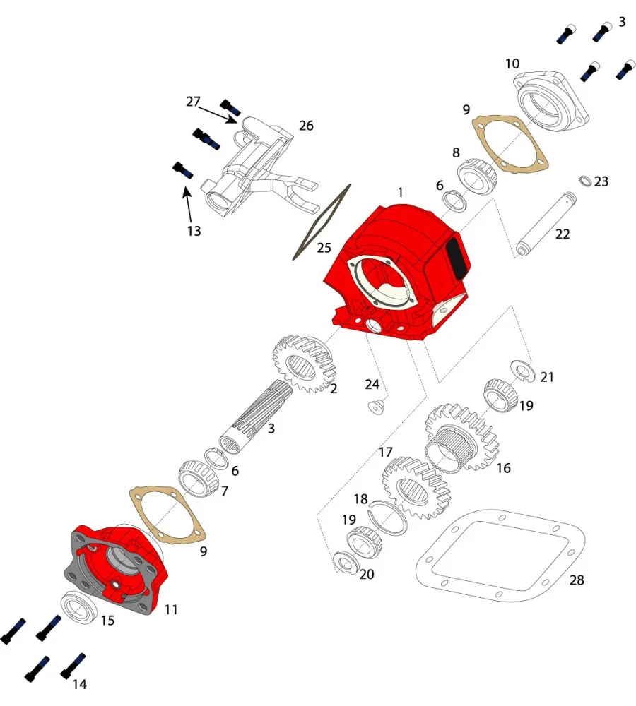 08 Bolts Power Take Offs | Chelsea PTO | Drilling Parts
