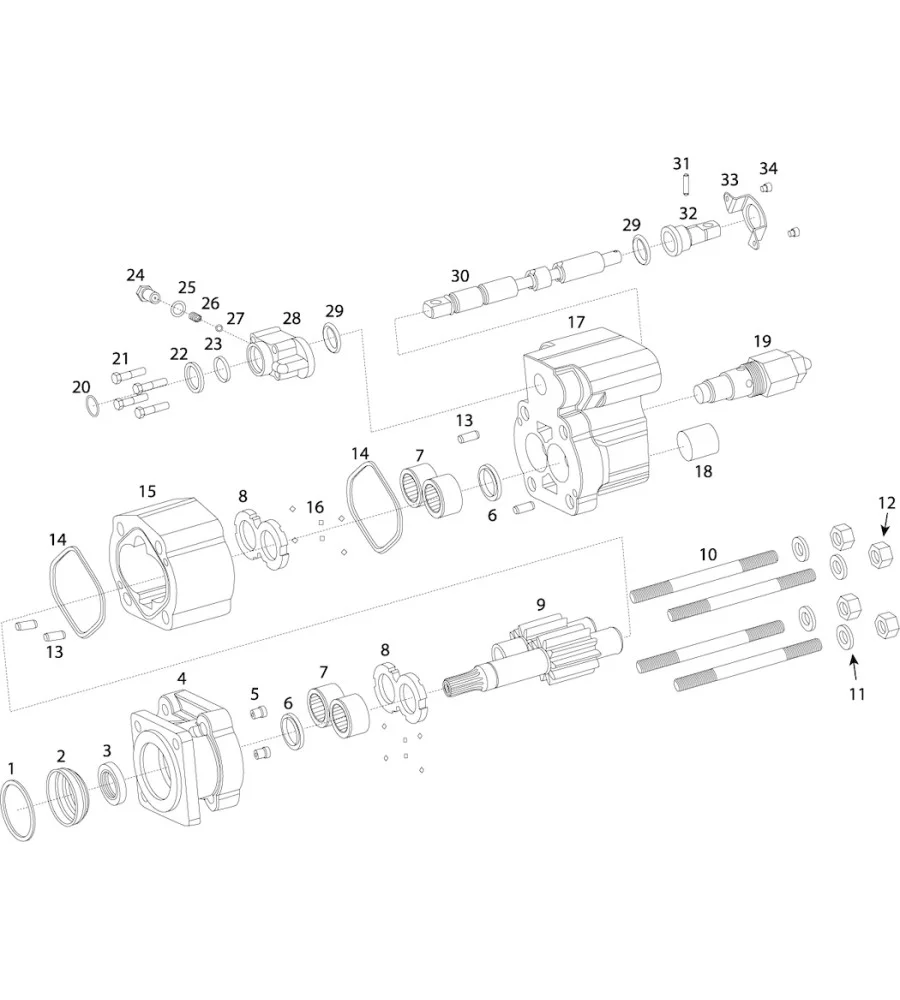 Parker Commercial Aftermarket Pumps | C102 | Drilling Parts