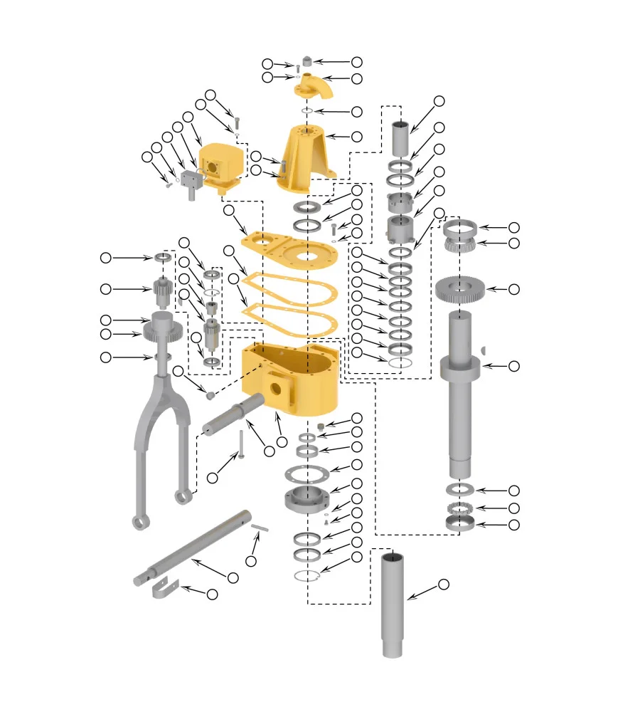 Find Bowen S-45 Power Swivel Components | Drilling Parts