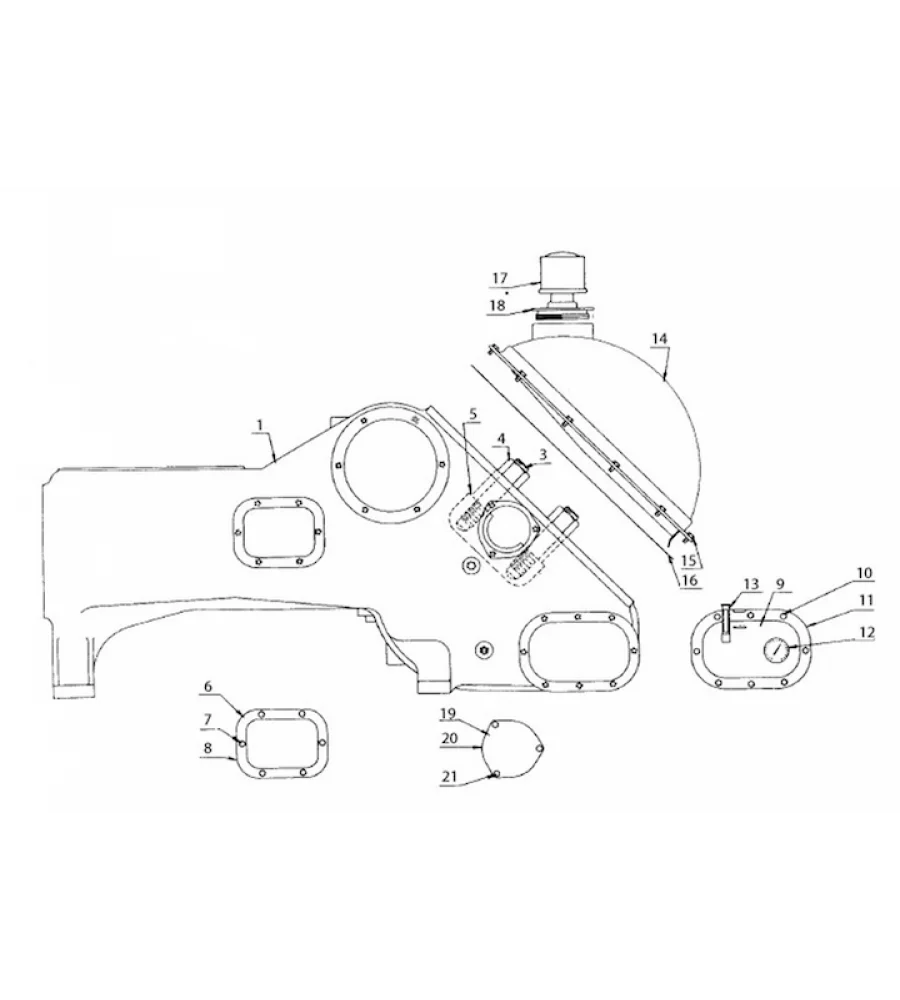 Find PAH Frame Crosshead Gardner Denver | Drilling Parts