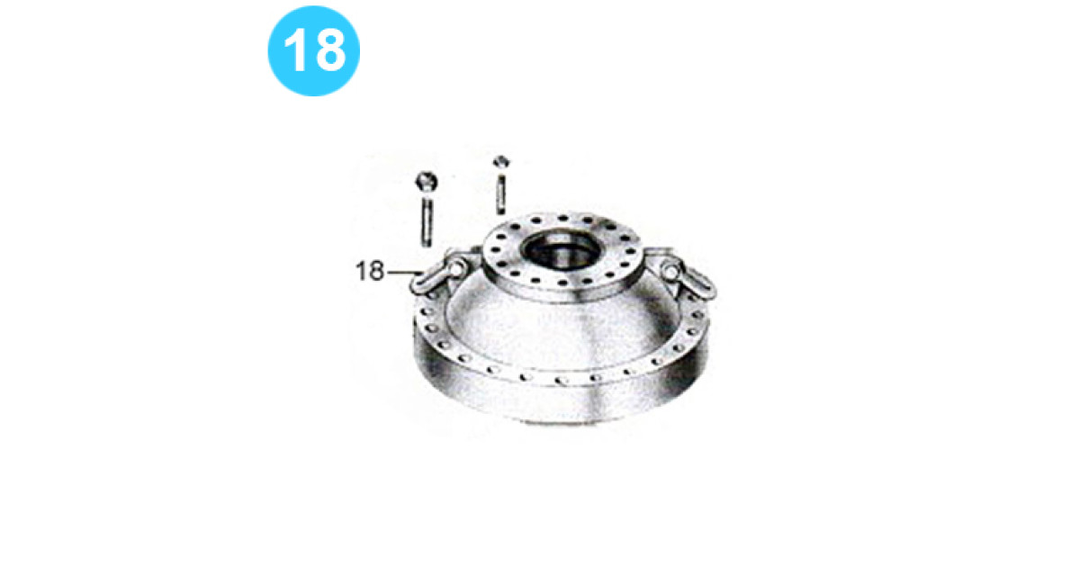 item#18 Spherical BOP Shaffer Style - 13-5/8" x 3000psi Anchor Shackle ...