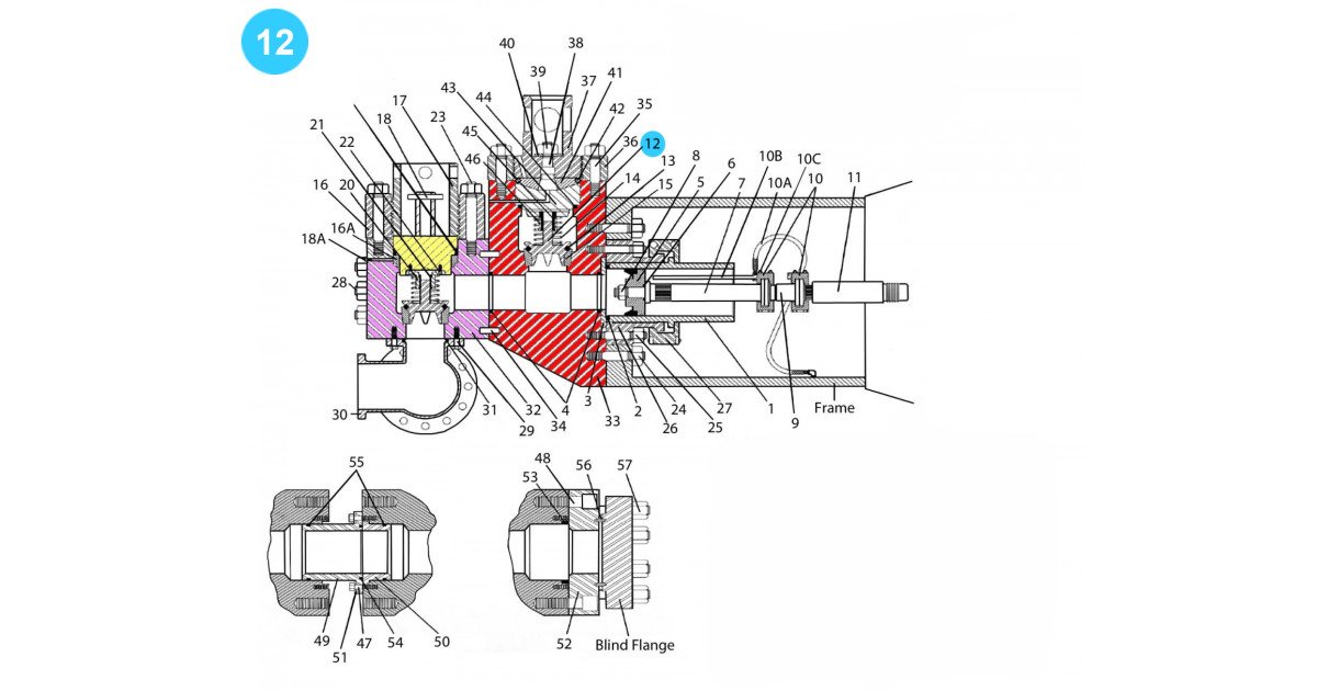 item#12 National Style 12-P-160 Fluid-End Assembly Valve Complete ...