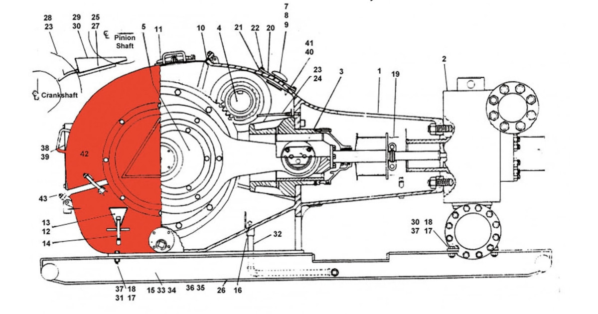 item#3 F-350 General Assembly Continental Emsco Style Crosshead ...